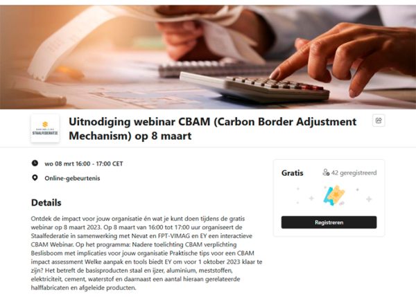 Webinar: wat zijn de gevolgen van CBAM? - MetaalNieuws, het laatste nieuws uit de Metaalbranche